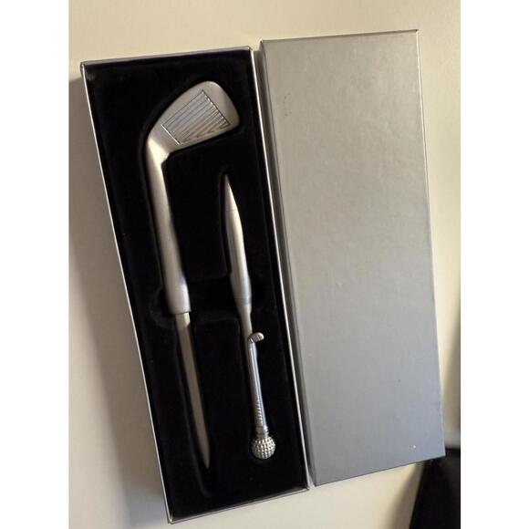 Office | Golf Club Pen Gift Set 3piece Executive Desk Box | Poshmark